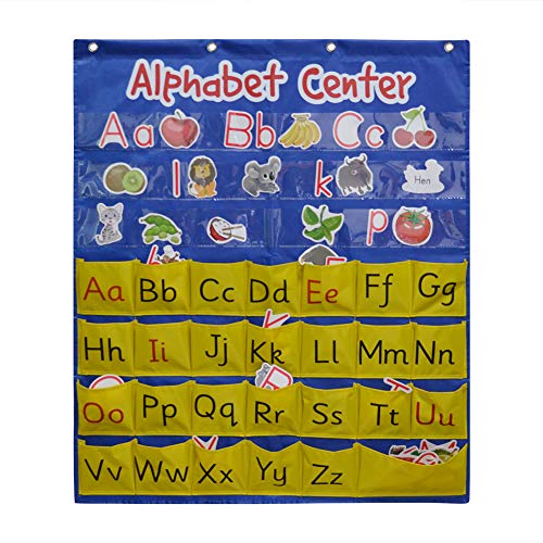 Buy Alphabet Center Pocket Chart ABCs Letter Word Recognition Pocket Buy Alphabet Center Pocket Chart ABCs Letter Word Recognition Pocket