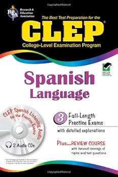 CLEP Spanish Language w/ TestWare CDs book by Lisa Goldman