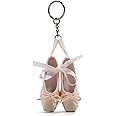 ZXPJUA Pointe Shoe Keyring, Ballet Shoe Keychain Ring, Women's Charm ...