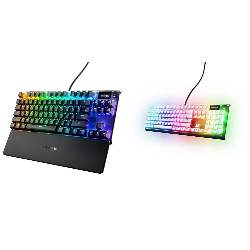 Mua SteelSeries Apex 7 TKL Compact Mechanical Gaming Keyboard – OLED Smart Display – USB ...