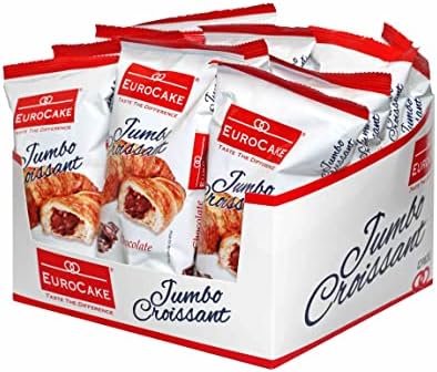 EUrocake Jumbo Croissant Chocolate, Pack Of 12, Brown price in UAE ...