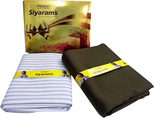 Buy Siyaram's Men's Synthetic Shirt and Trouser Unstitched Fabric ...