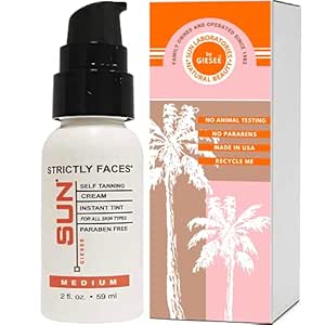 Amazon.com : Sun Labs Sunless Facial Tanning Lotion for a Golden Glow ...