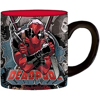 Amazon.com | Deadpool Molded Mug (Marvel Officially Licensed ): Coffee ...