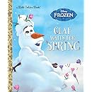 Amazon.com: Olaf Waits for Spring (Disney Frozen) (Little Golden Book ...