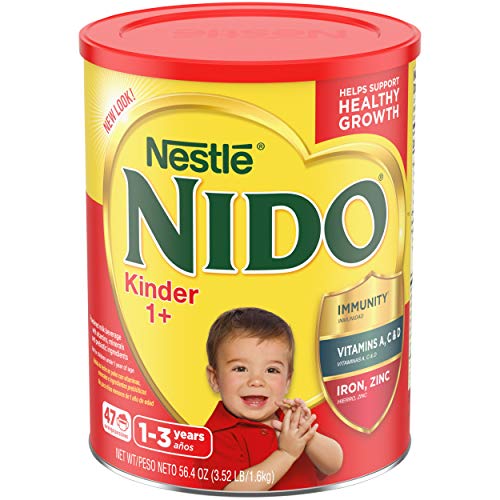 Nestle NIDO Kinder 1+ Whole Milk Powder 3.52 lb. Canister | Powdered ...