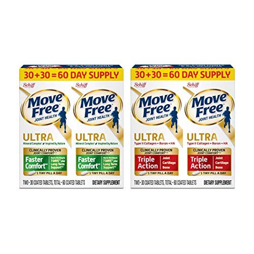 Move Free Type II Collagen, Boron & HA Ultra Triple Action Tablets(60 ...