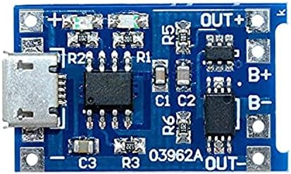 TP4056A Li-ion Battery Charging/Discharging Module Pinout,, 47% OFF