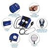 PARAMED Aneroid Sphygmomanometer with Stethoscope – Manual Blood ...