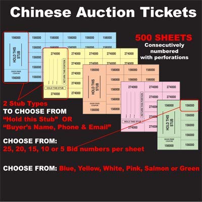 Compare price to chinese raffle ticket sheets | TragerLaw.biz