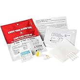 Amazon.com: Eldoncard Blood Typing Kit, 1 Test Pack, Know Your Blood ...