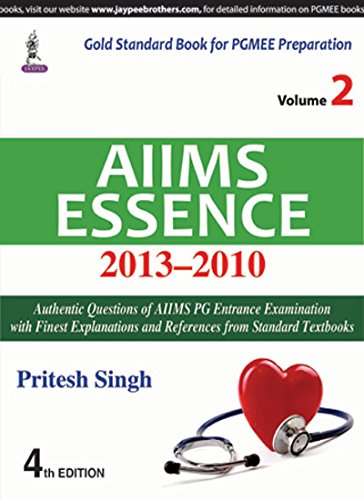 AIIMS Essence (2013-2010) - Vol. 2: Pritesh Singh: 9789352704057 ...