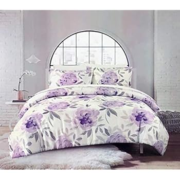 Amazon.com: Moss & Willow Solid Light Gray 3pc Duvet Set Textured ...