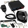 Pa Siren System Unit with PA Speaker MIC System Vehicle Siren Box, 200W ...