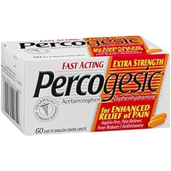 Amazon.com: Original Percogesic enhanced pain relief -Acetaminophen 325 ...