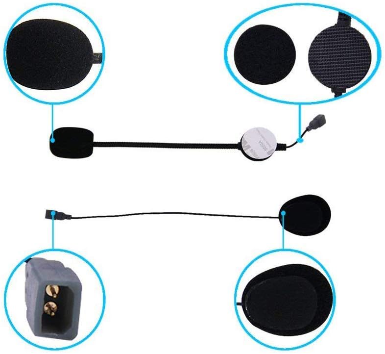 Motorcycle Intercom Accessories for V6/V4/E6,Microphone Headphone Hard ...