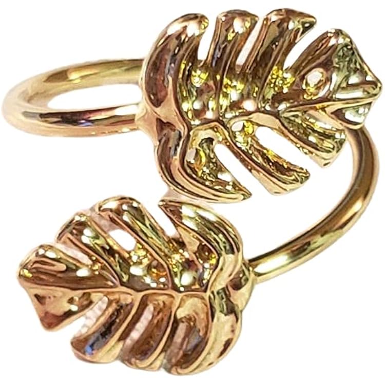 Monstera Leaf Ring | atelier-yuwa.ciao.jp