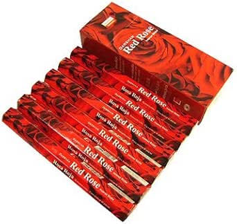 Amazon.com: Red Rose - 120 Sticks Box - Darshan Incense : Home & Kitchen
