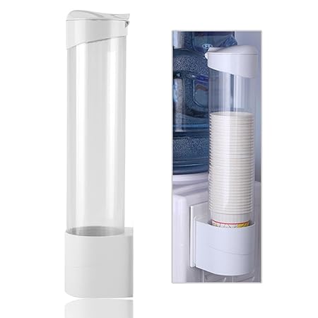 Water Cup Dispenser Wall Mounted Plastic Dispenser for Paper Cups and ...