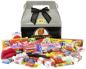 Amazon.com : Candy Crate 1960's Classic Retro Candy Gift Box : Gourmet ...