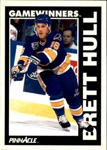 Amazon.com: 1991 Pinnacle Hockey Card (1991-92) #356 Brett Hull ...
