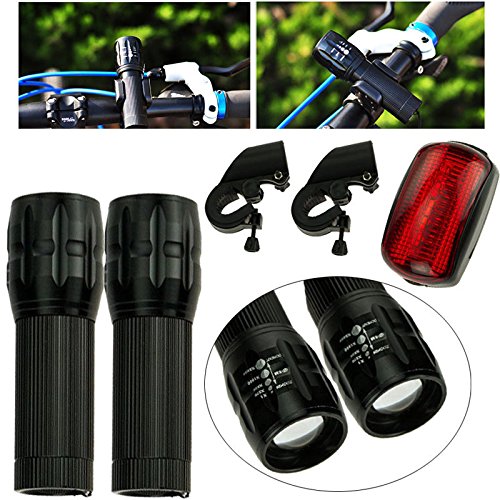 Twin Flashlight Set Safety Night Light Accident Protection LED Signal ...