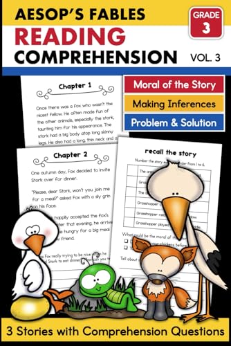 Mua Aesops Fables Moral of the Story Reading Comprehension Workbook ...