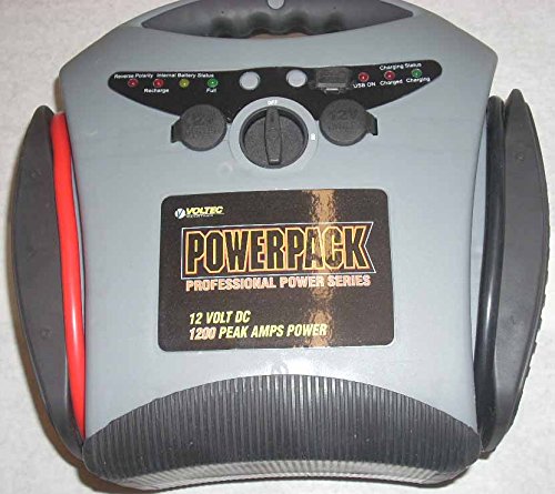 Amazon.com: Voltec Pro Series 1200 Amp Battery Power Pack 10-00464 ...