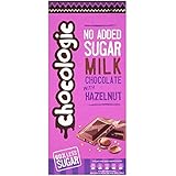 Chocologic No Sugar Added Belgian Dark Chocolate, 80 g: Amazon.co.uk ...