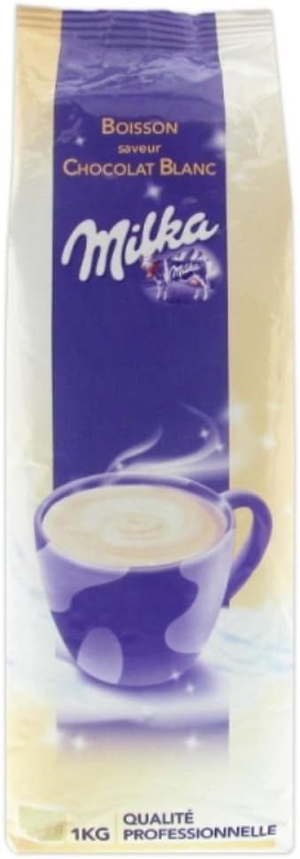 Milka Instant Hot Chocolate Bag of 1kg - White Chocolate: Amazon.co.uk ...