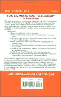 Food Enzymes for Health & Longevity: Dr.Edward Howell: 9780941524285 ...