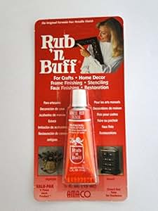 Amazon.com: Chinese Red Rub N Buff Original Metallic Gilding Wax Based ...