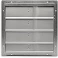 Dayton 14" Backdraft Damper/Wall Shutter, 14-1/2" x 14-1/2" Opening ...
