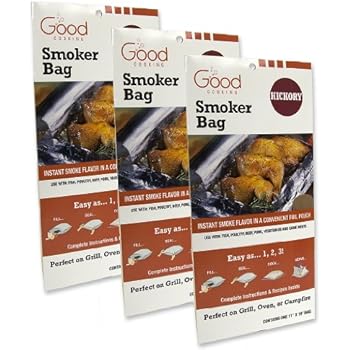 Savu Smoker Bag for the Oven & Grill in Alder, 3 Pack: Amazon.com ...