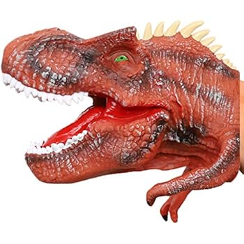 Amazon.com: HearthSong Dino Hand Puppet - Allosaurus: Toys & Games