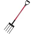 Amazon.com : Bully Tools 92370 Spading Fork with Fiberglass D-Grip Handle : Garden Forks : Patio ...