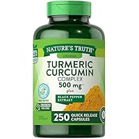 Amazon.com: NATURES TRUTH Turmeric Curcumin 500MG 250CT : Health & Household