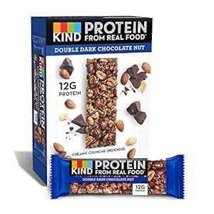Amazon.com: KIND Protein Bars, Double Dark Chocolate Nut, Gluten Free ...
