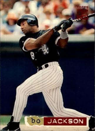 Amazon.com: 1994 Topps Stadium Club Baseball Card #167 Bo Jackson ...