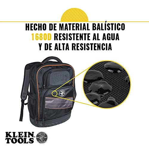Klein Tools 55456BPL Laptop Backpack / Tool Bag, Water Resistant ...