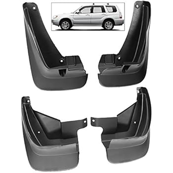 Amazon.com: Splash Guards Full Set Front Rear 2003-2008 For Subaru ...
