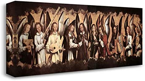 Five Angels Playing Musical Instruments, Left Hand Panel from a Triptych from The Church of ...