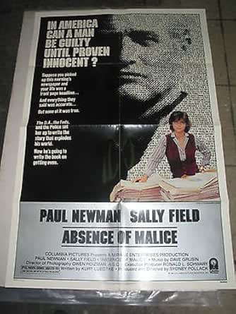 ABSENCE OF MALICE / ORIGINAL U.S. ONE-SHEET MOVIE POSTER (PAUL NEWMAN ...