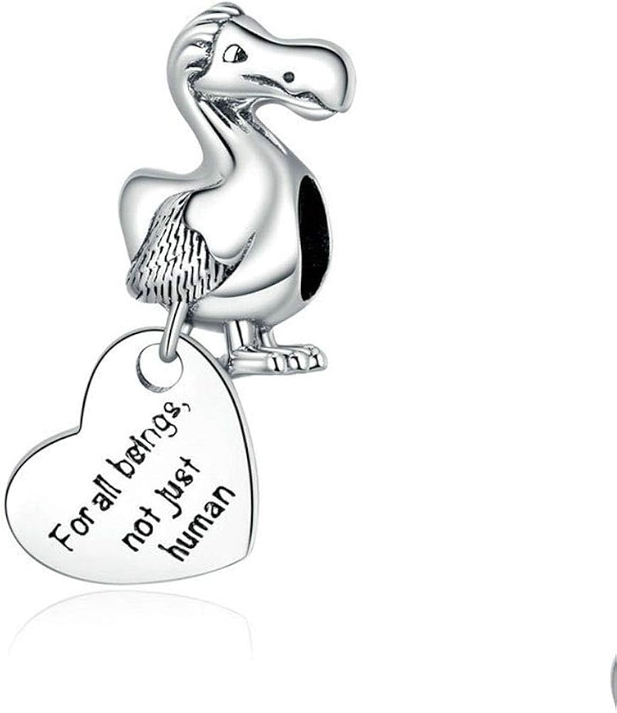 925 Sterling Silver Dodo Charm Protect Earth Charm Dove of Peace Charm ...