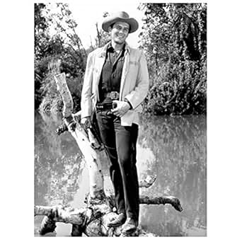 Maverick 8 & 10 Photo Jack Kelly as Bart Maverick Standing on Log Over ...