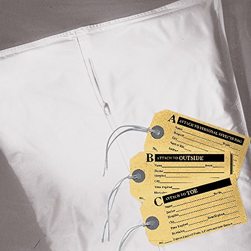 Action Health UZBAR Adult Bariatric Size Body Bag, White Vinyl with ...
