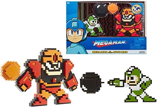 MegaMan Classic 8-Bit Figure 2-Pack (Mega Man Vs. Guts Man) in Oman ...