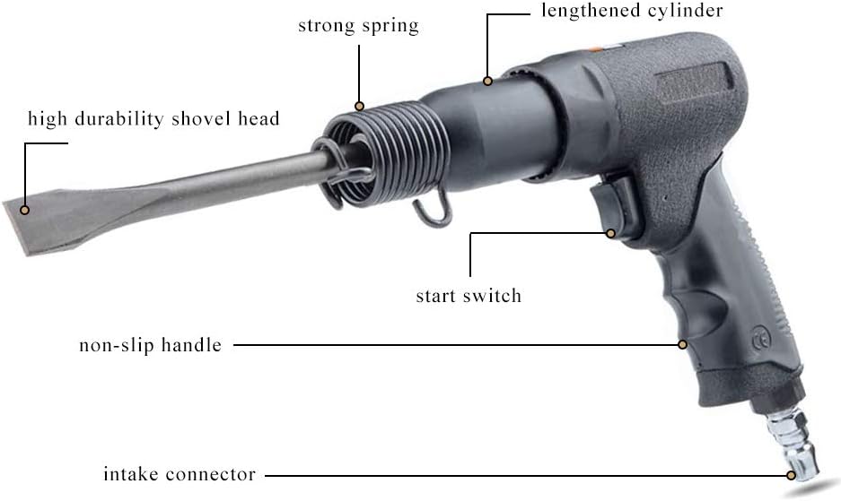 MXBAOHENG Pneumatic Concrete Breaker Air Hammer Air Compressor Chipping ...