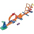 Amazon.com: Hot Wheels Toy Car Track Set with 1:64 Vehicle, STEAM ...
