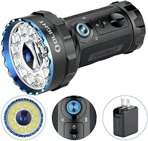 Olight Marauder 2 Rechargeable Torch 14,000 Lumens Powerful Ultra ...